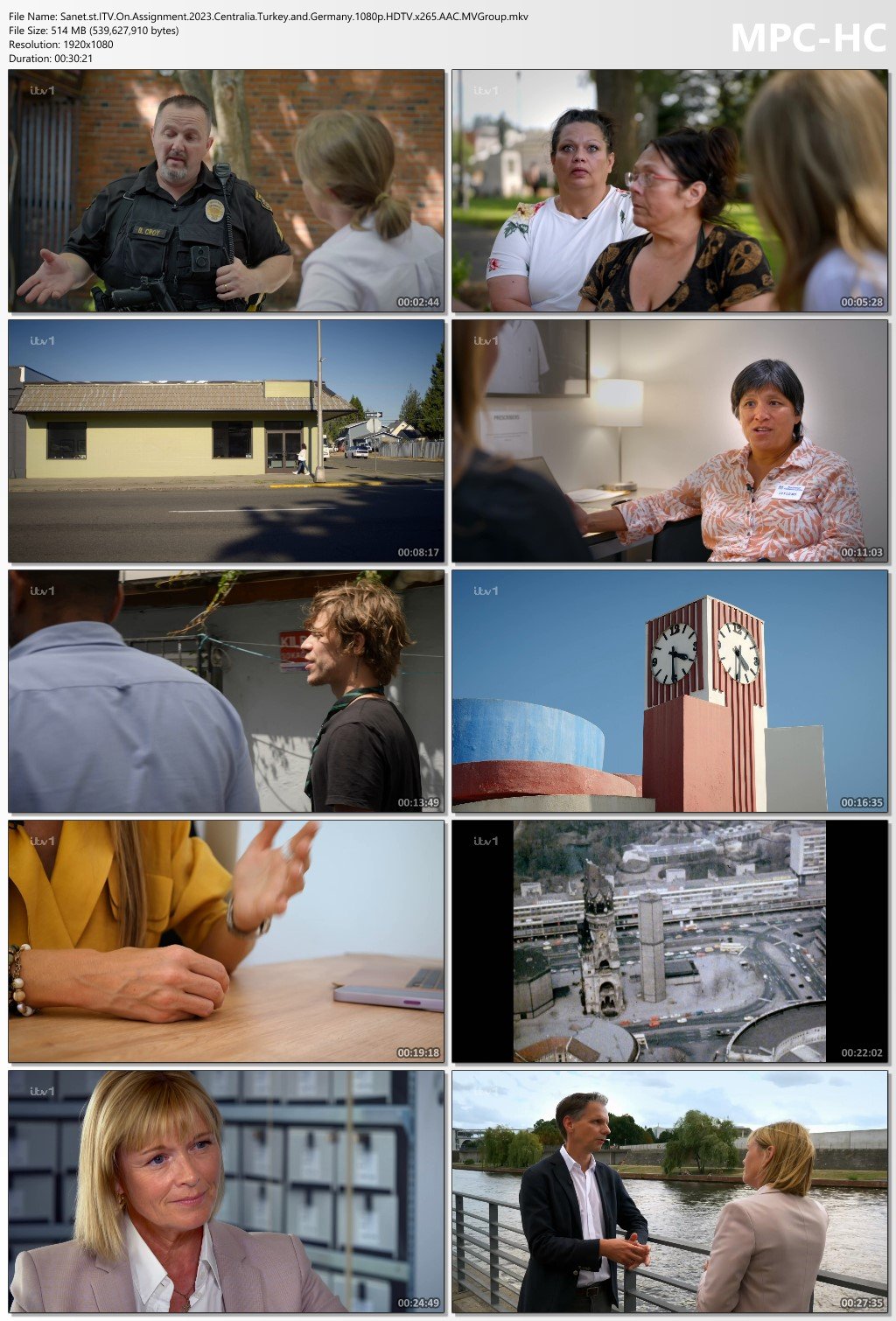 ITV On Assignment - Centralia, Turkey and Germany (2023) 1080p HDTV ...