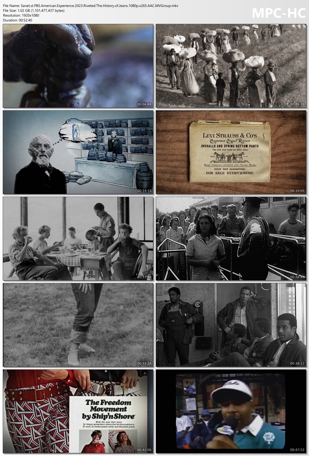 PBS American Experience - Riveted: The History of Jeans (2022) 1080p ...