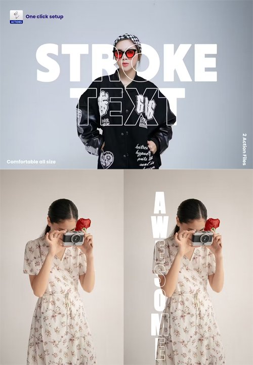 Text Stroke Photoshop Action | SoftArchive