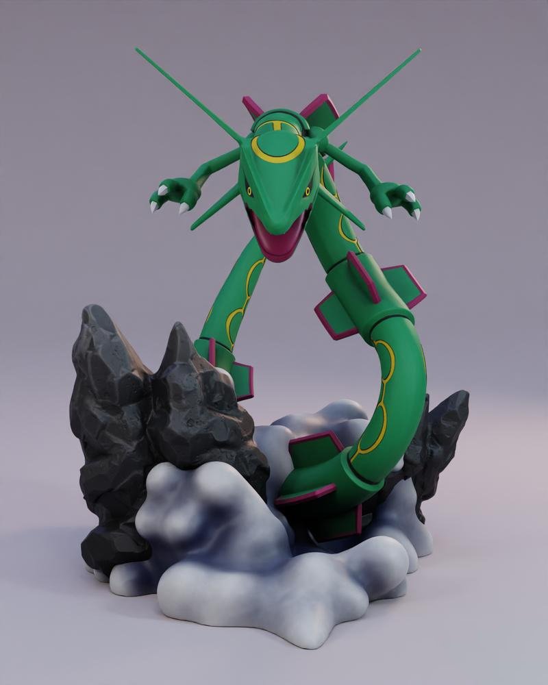 Rayquaza Statue – 3D Print Model | SoftArchive