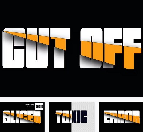 Cut Off Text Effect - T4T9LCG | SoftArchive