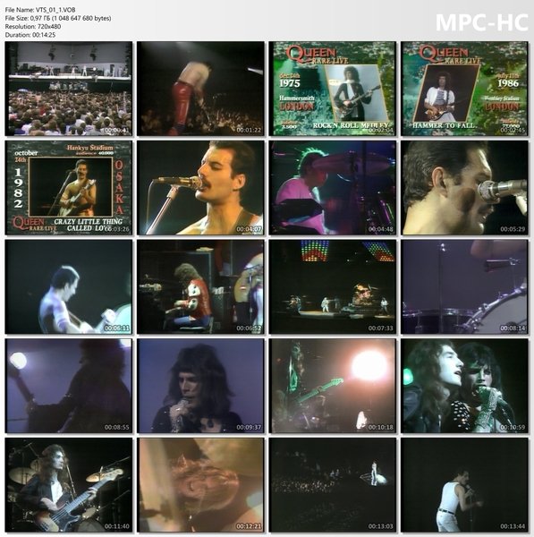 Queen – Rare Live (A Concert Through Time And Space) [Laserdisc=>DVD5 ...