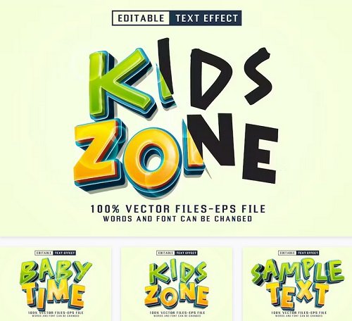Kids Zone Editable Text Effect - ZTGNBFC | SoftArchive