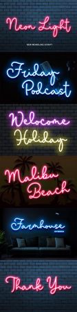 Neon Light Script Font OTF | SoftArchive