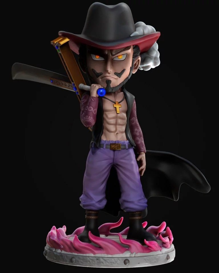 Dracule Mihawk Chibi – 3D Print Model | SoftArchive