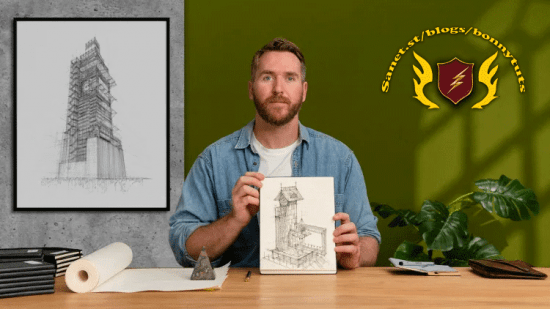 Domestika - Artistic Architectural Drawing with Ink | SoftArchive