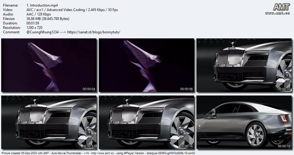 Blender: Rolls Royce Spectre in 3D | SoftArchive